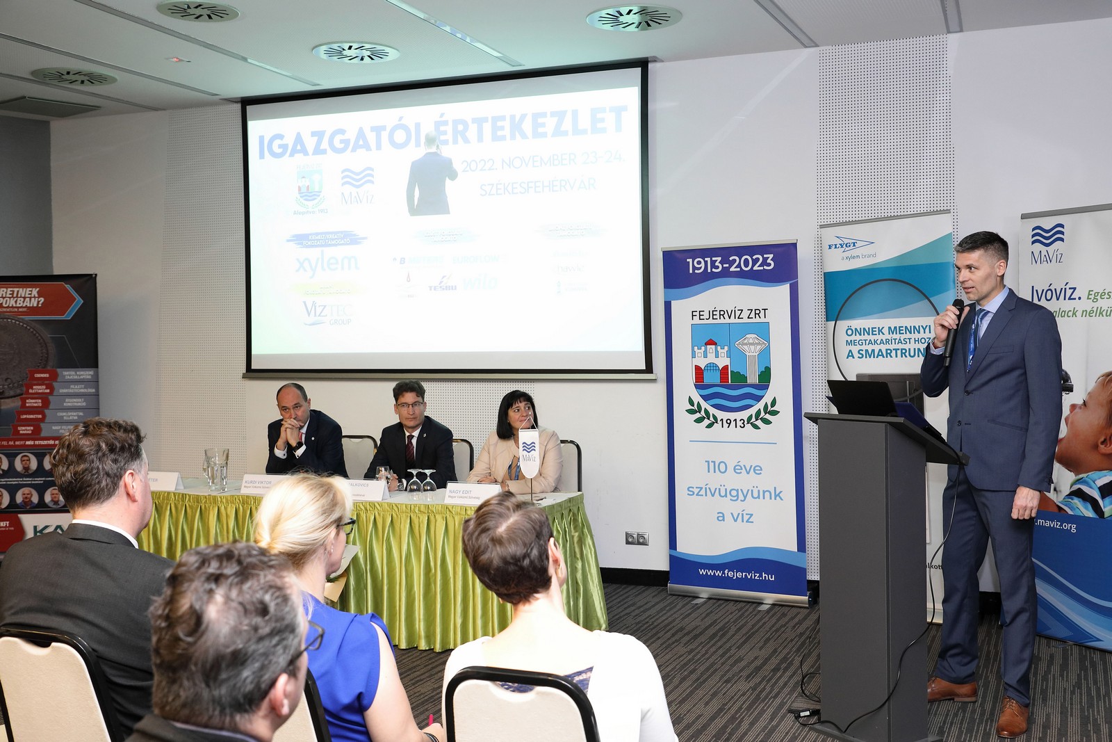 Székesfehérvár Városportál - Székesfehérváron tanácskoznak a víziközmű-szolgáltatók vezetői